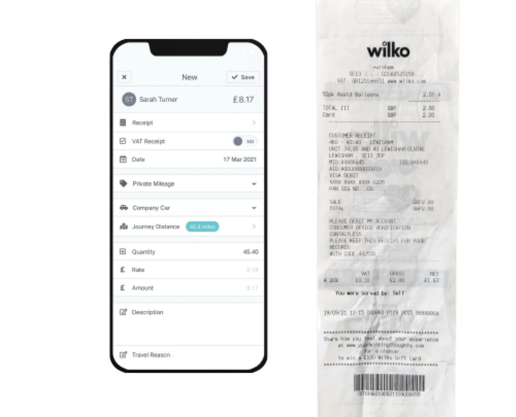 Expense Receipt Scanner | Automated With OCR Technology