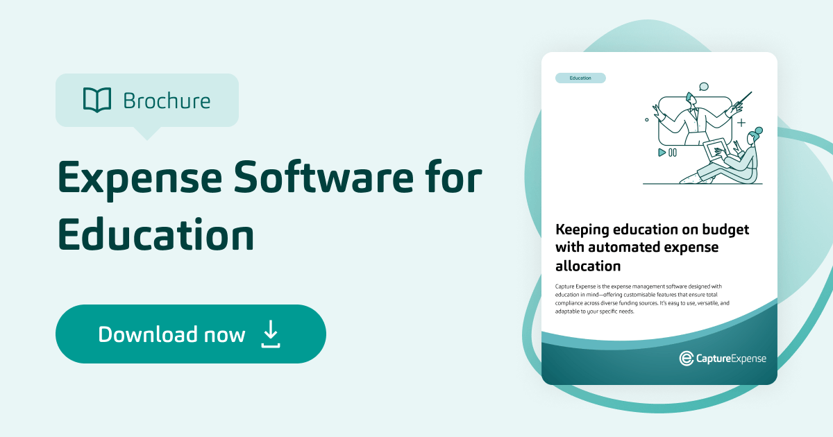Expenses Software for Education - Capture Expense