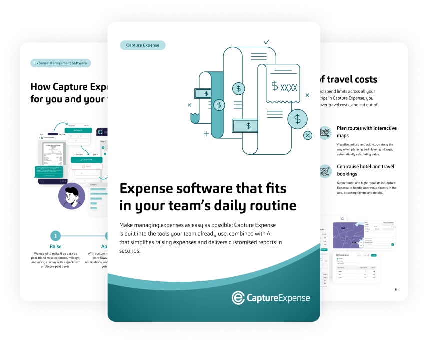 Expense Management Software Brochure - Capture Expense